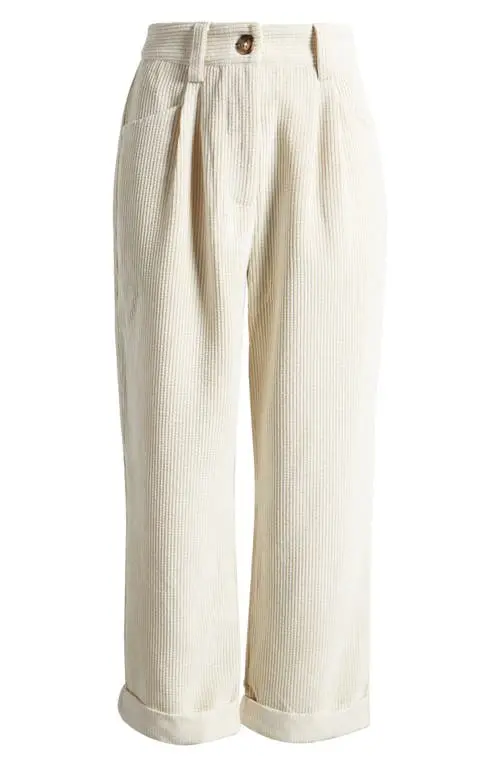 PETAL & PUP Talaren Cuffed Corduroy Pants