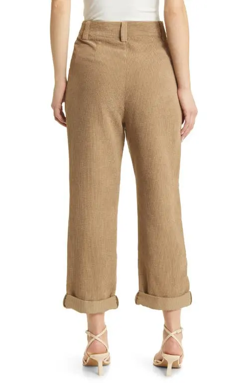 PETAL & PUP Talaren Cuffed Corduroy Pants
