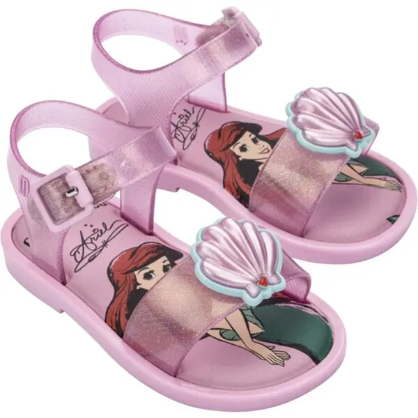 Melissa X Disney Water Resistant Jelly Sandal - Pink Glitt