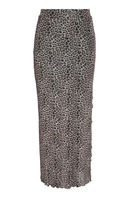 NOISY MAY Lesley Print Maxi Skirt