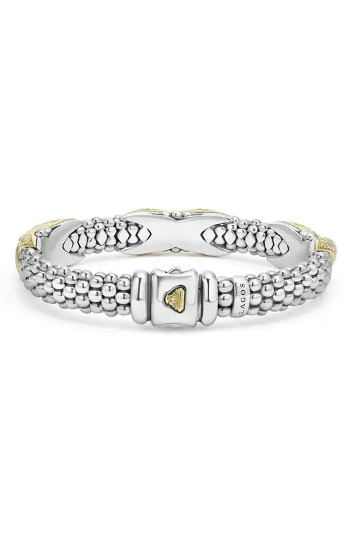 Lagos Embrace Diamond Station Bracelet