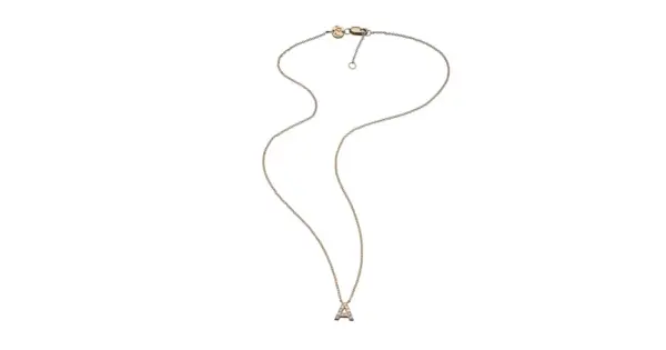 Jennifer Zeuner Jewelry Gigi Initial Necklace - One-color