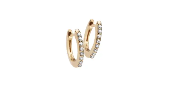 Jennifer Zeuner Jewelry Tia Mini 14k Huggies - One-color
