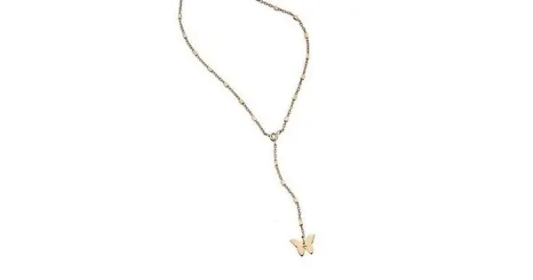 Jennifer Zeuner Jewelry Bailey Lariat Necklace - One-color