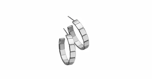 Jennifer Zeuner Jewelry Ricki 1" Hoop Earrings - One-color