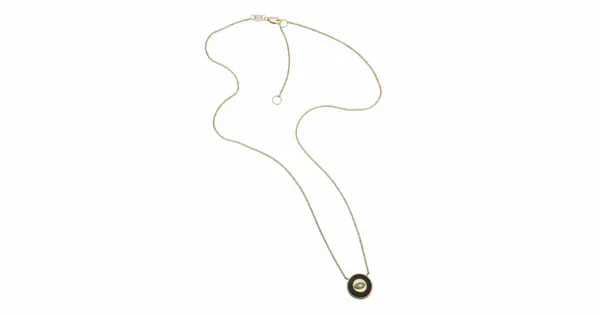 Jennifer Zeuner Jewelry Yani Evil Eye Pendant Necklace - One-color