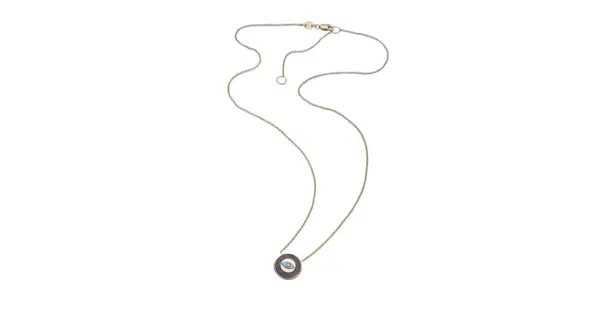 Jennifer Zeuner Jewelry Evil Eye Pendant Necklace - One-color