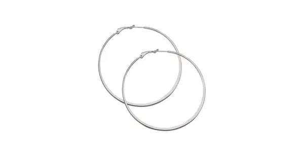 Jennifer Zeuner Jewelry Olivia 2.5" Hoop Earrings - One-color