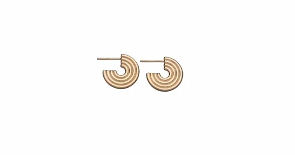 Jennifer Zeuner Jewelry Camilla Hoop Earrings - One-color