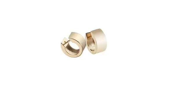 Jennifer Zeuner Jewelry Genelle 14k Yellow Gold Huggie Earrings - One-color
