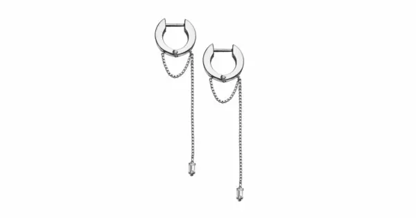 Jennifer Zeuner Jewelry Tasha Huggie Earrings - One-color
