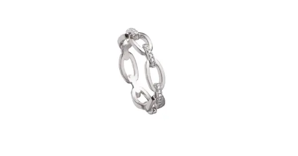 Jennifer Zeuner Jewelry Cecile 14k Link Ring - One-color