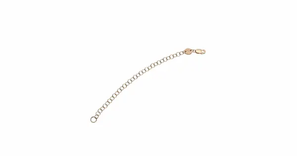 Jennifer Zeuner Jewelry 14k Yellow Gold Open Link Extender - One-color