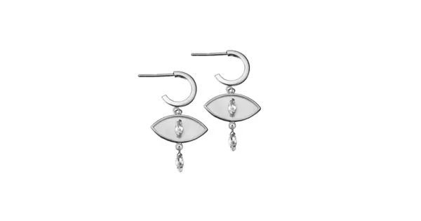 Jennifer Zeuner Jewelry Leni Huggies Vermeil Earrings - One-color