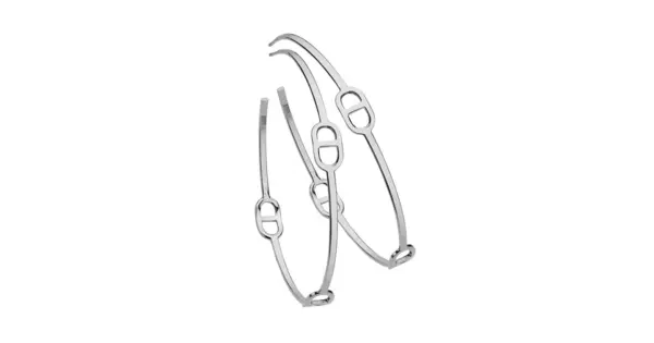 Jennifer Zeuner Jewelry Naomi 2.5" Hoops - One-color