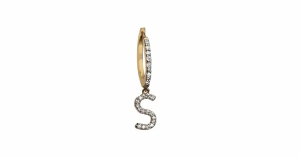 Jennifer Zeuner Jewelry Gigi Pave Huggie Earring - One-color