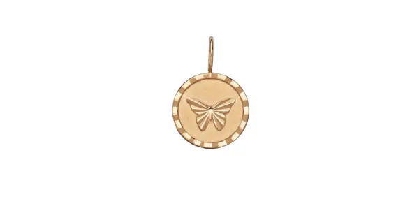Jennifer Zeuner Jewelry Amelia Butterfly Medallion - One-color