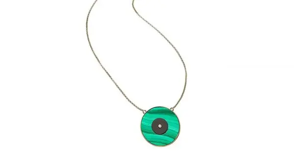 Jennifer Zeuner Jewelry Magdalena Evil Eye 14k Yellow Gold Necklace - One-color