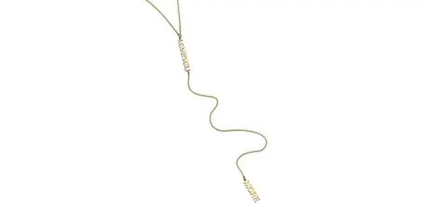 Jennifer Zeuner Jewelry Hope Lariat Necklace - One-color