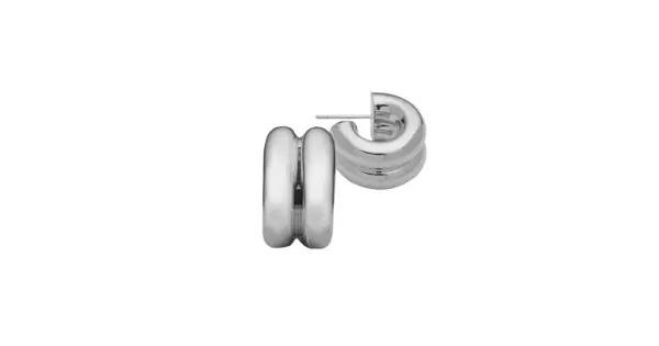 Jennifer Zeuner Jewelry Rosie 3/4" Hoop Earrings - One-color