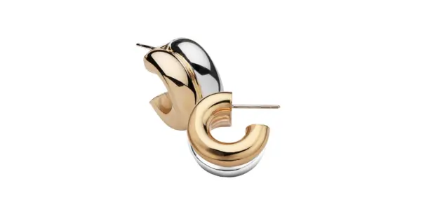 Jennifer Zeuner Jewelry Rosie 3/4" Hoop Earrings - One-color