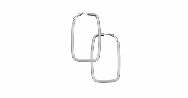 Jennifer Zeuner Jewelry Luke 2.5" Hoop Earrings - One-color