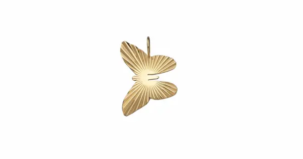 Jennifer Zeuner Jewelry Butterfly Charm - One-color