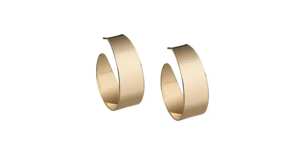 Jennifer Zeuner Jewelry Sandra Hoop Earrings - One-color