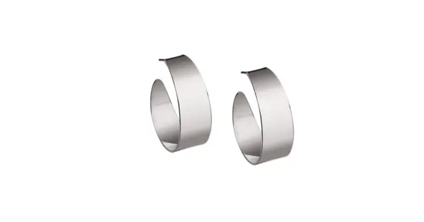 Jennifer Zeuner Jewelry Sandra 1.25" Hoops - One-color