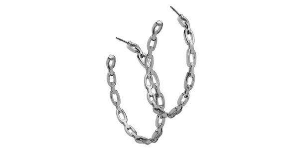 Jennifer Zeuner Jewelry Carmine 2" Hoop Earrings - One-color