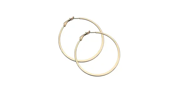 Jennifer Zeuner Jewelry Liv 2" Hoop Earrings - One-color
