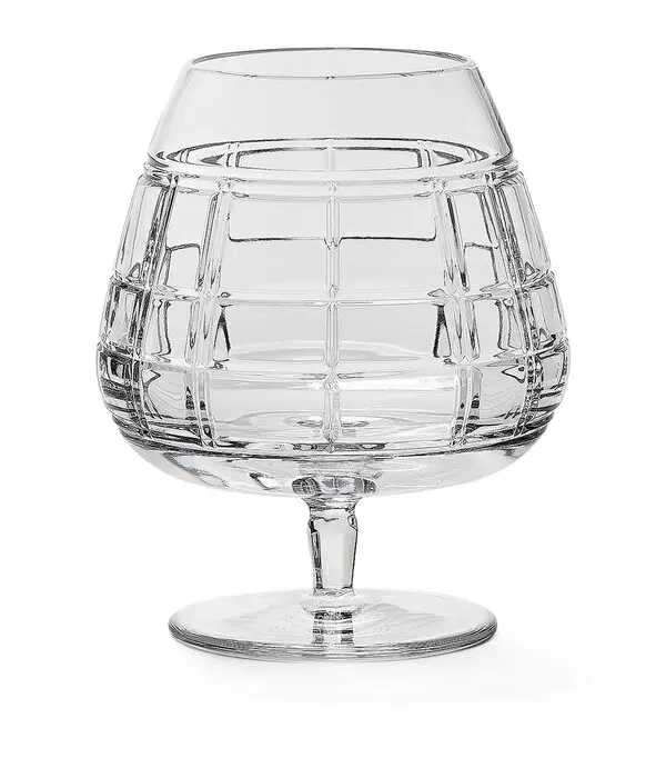 Ralph Lauren Crystal Hudson Plaid Brandy Glass
