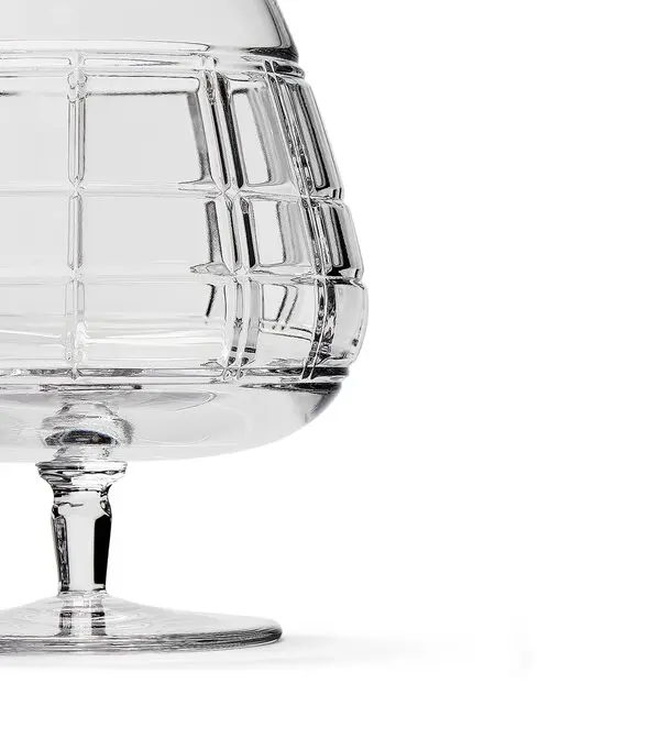Ralph Lauren Crystal Hudson Plaid Brandy Glass
