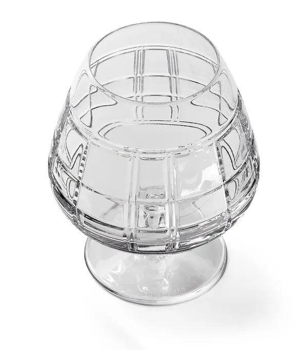 Ralph Lauren Crystal Hudson Plaid Brandy Glass