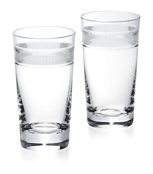 Ralph Lauren Set Of 2 Langley Highball Glasses - Clear