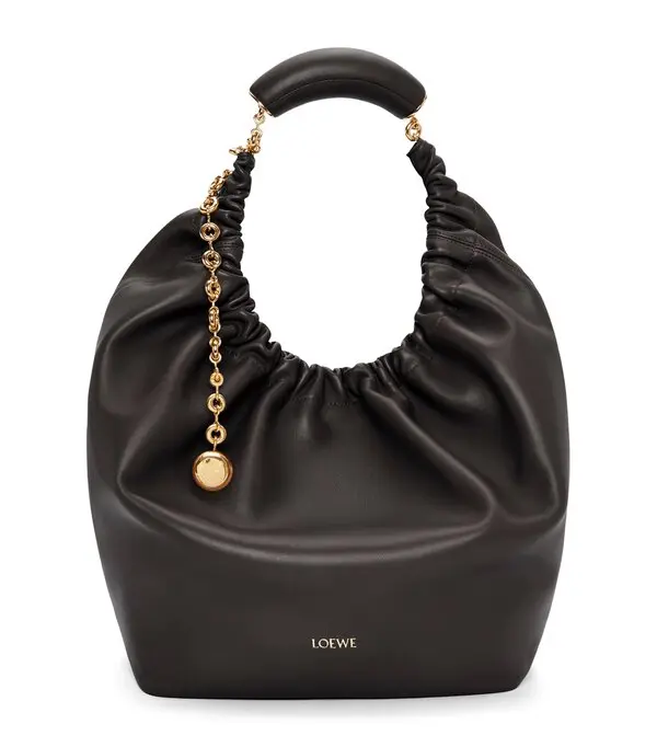 Loewe Leather Squeeze Top-handle Bag - Black