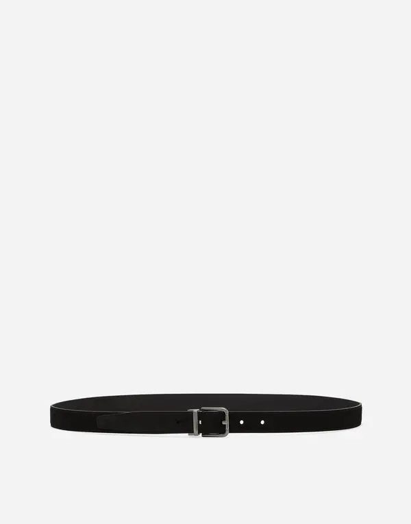 Dolce & Gabbana Suede Belt - Black