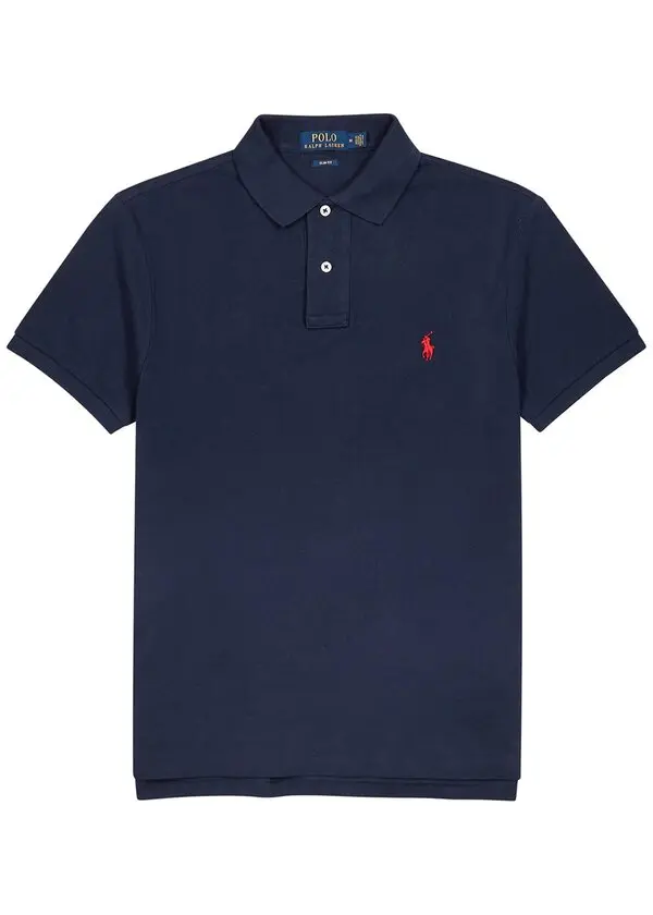 Polo Ralph Lauren Slim Piqué Cotton Polo Shirt