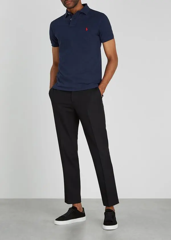 Polo Ralph Lauren Slim Piqué Cotton Polo Shirt