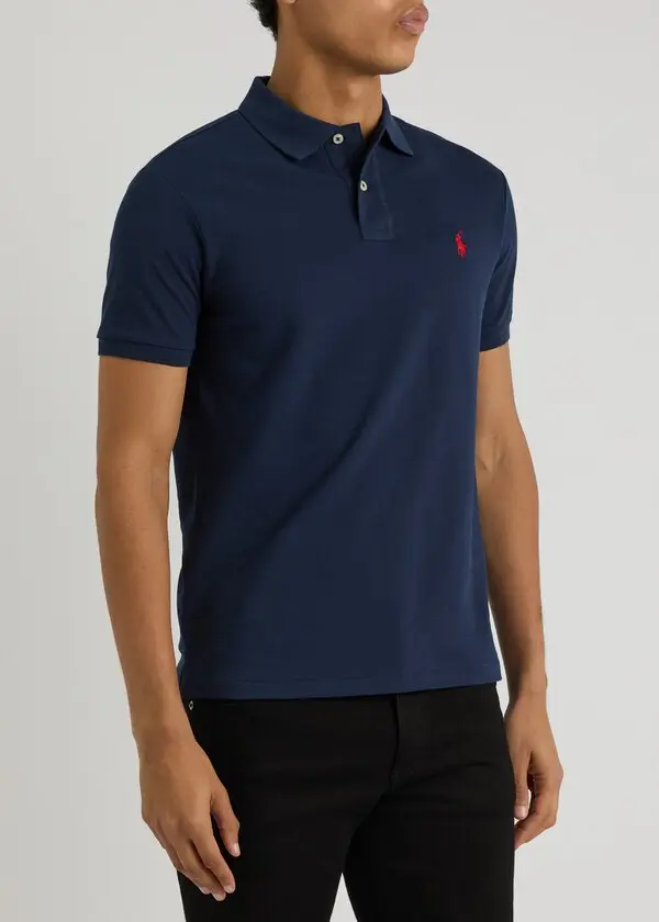 Polo Ralph Lauren Slim Piqué Cotton Polo Shirt