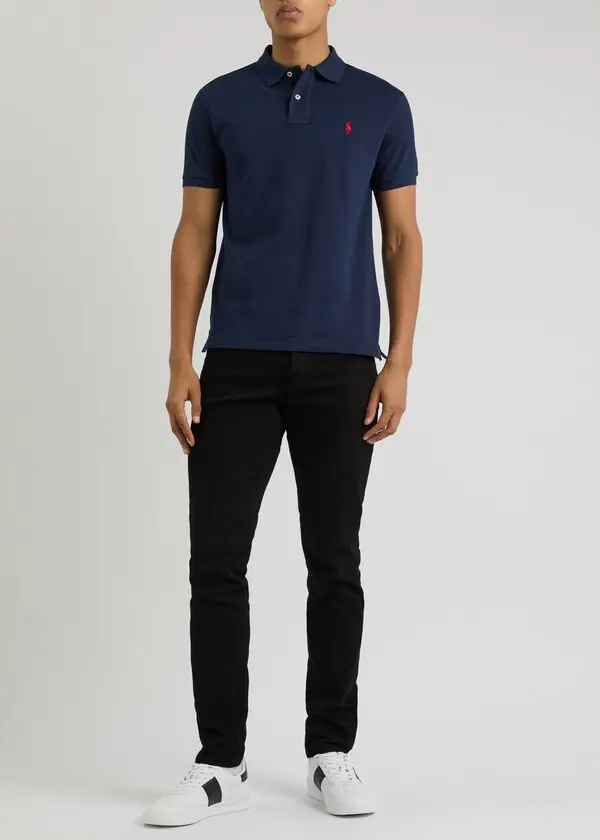 Polo Ralph Lauren Slim Piqué Cotton Polo Shirt