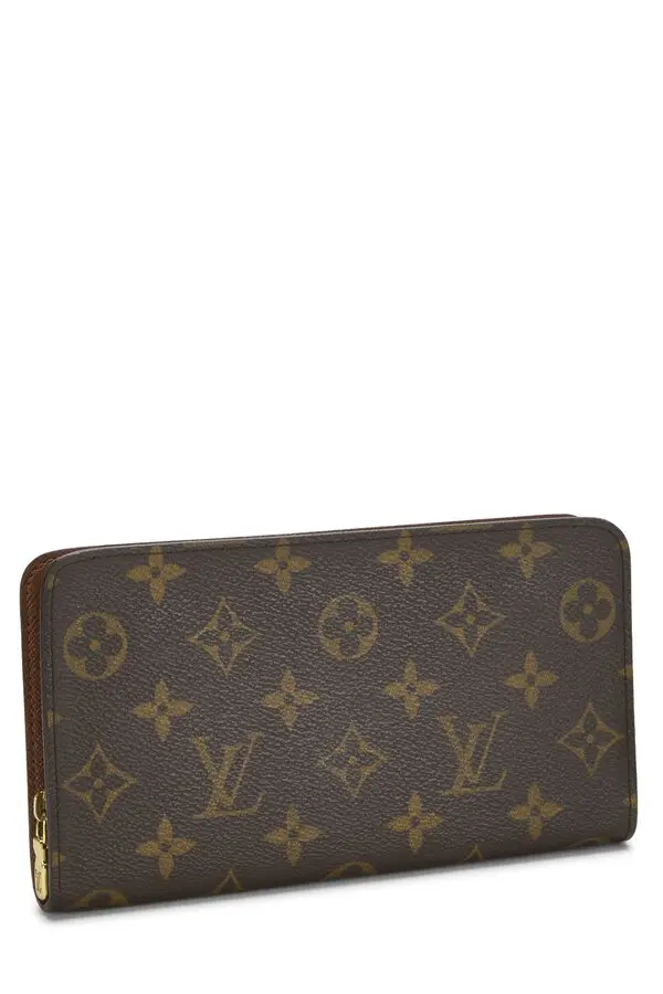 LOUIS VUITTON Monogram Canvas Porte Monnaie Zip Wallet