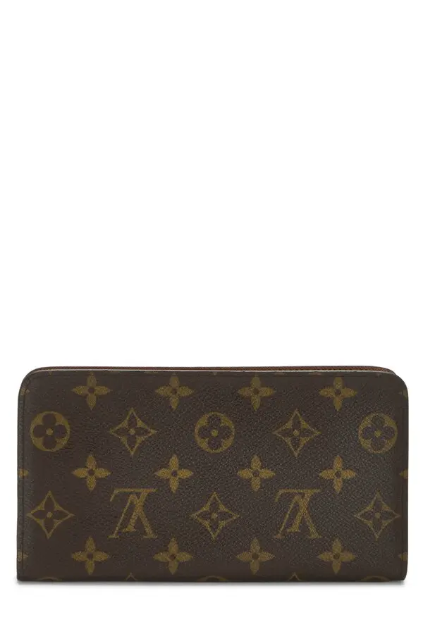 LOUIS VUITTON Monogram Canvas Porte Monnaie Zip Wallet