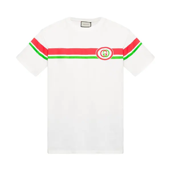 Gucci Logo Crew Neck T-shirt - White