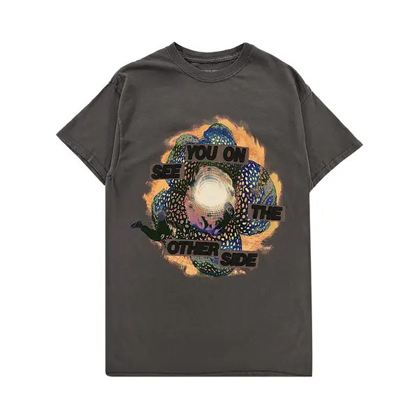 TRAVIS SCOTT Flower Portal Tee - Grey