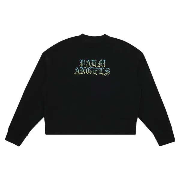 Palm Angels Hue Gothic Logo Crewneck /multicolor