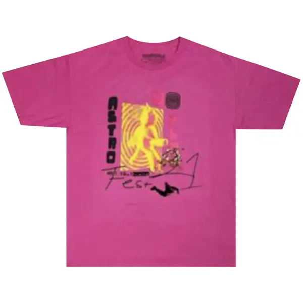 TRAVIS SCOTT Other Side T-shirt - Pink