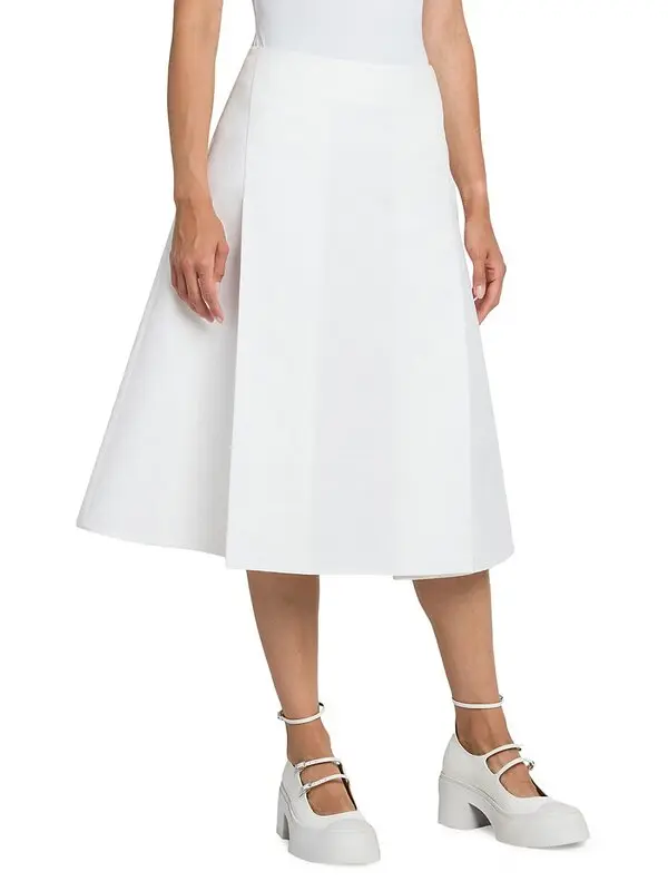 Marni Flared Cotton Midi-skirt