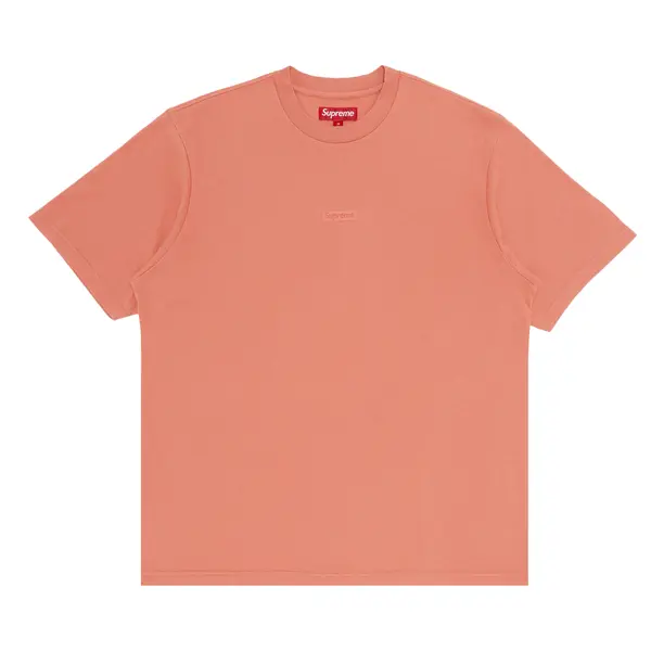 Supreme High Density Small Box Short-sleeve Top 'peach - Orange