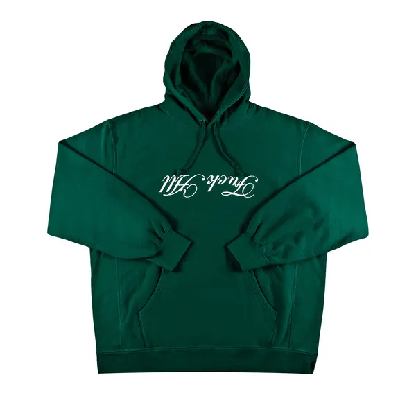 Supreme X Jamie Reid Fuck All Hooded Sweatshirt - Green